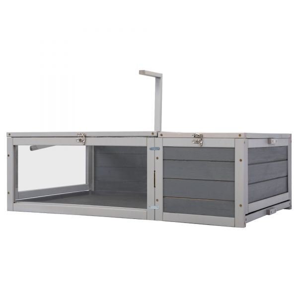 Tortoise House Wooden Turtle Habitat with Removable Top and Tray for ...